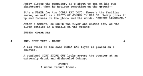 FORMATTING YOUR SPEC SCRIPT WHILE SOCIAL DISTANCING: A PRIMER, PART 13 ...