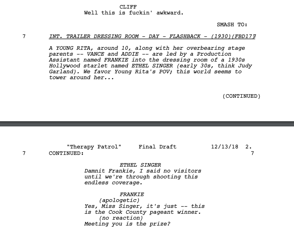 FORMATTING YOUR SPEC SCRIPT WHILE SOCIAL DISTANCING: A PRIMER, PART 13 ...