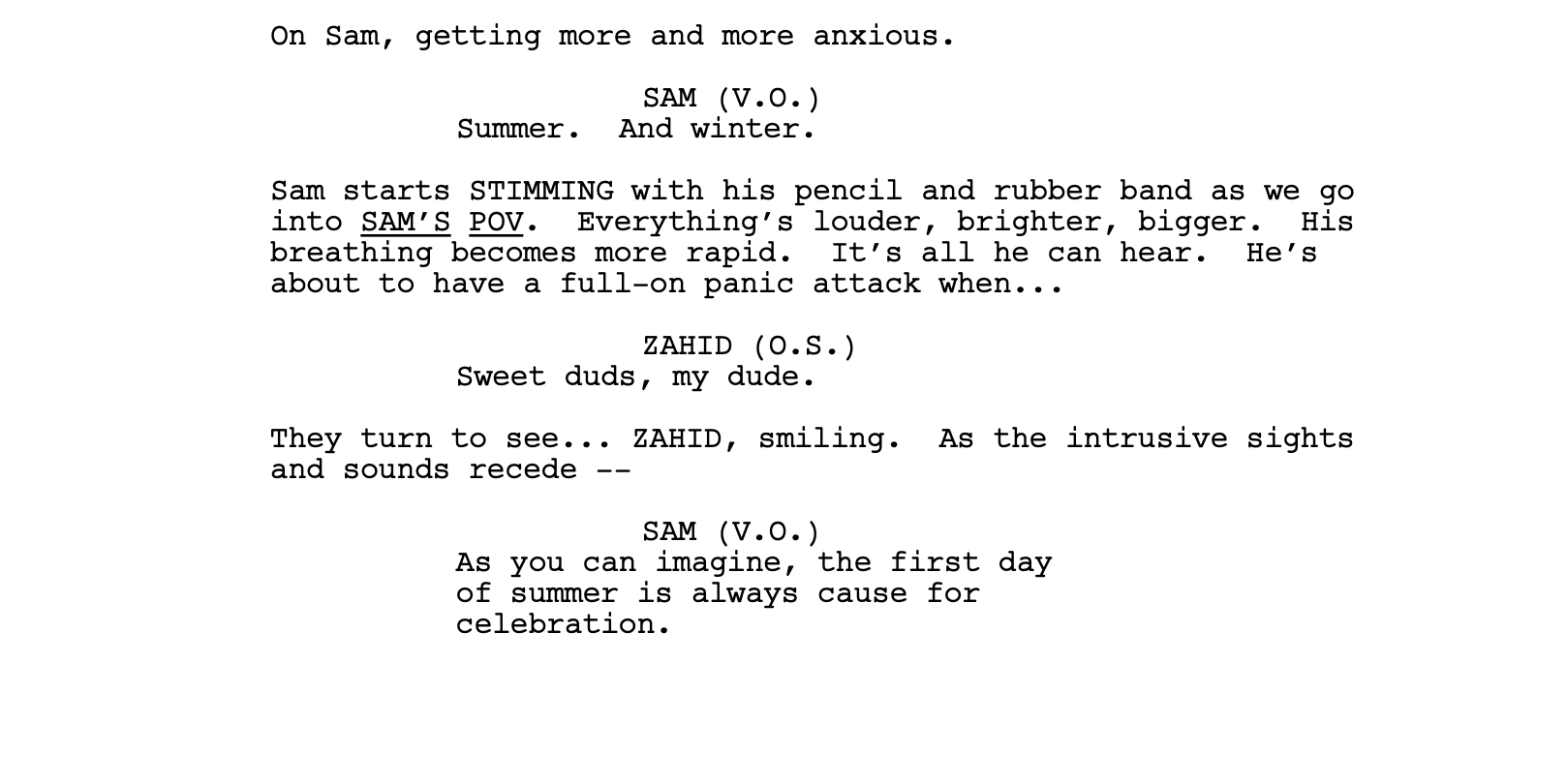 FORMATTING YOUR SPEC SCRIPT WHILE SOCIAL DISTANCING: A PRIMER, PART 17 ...