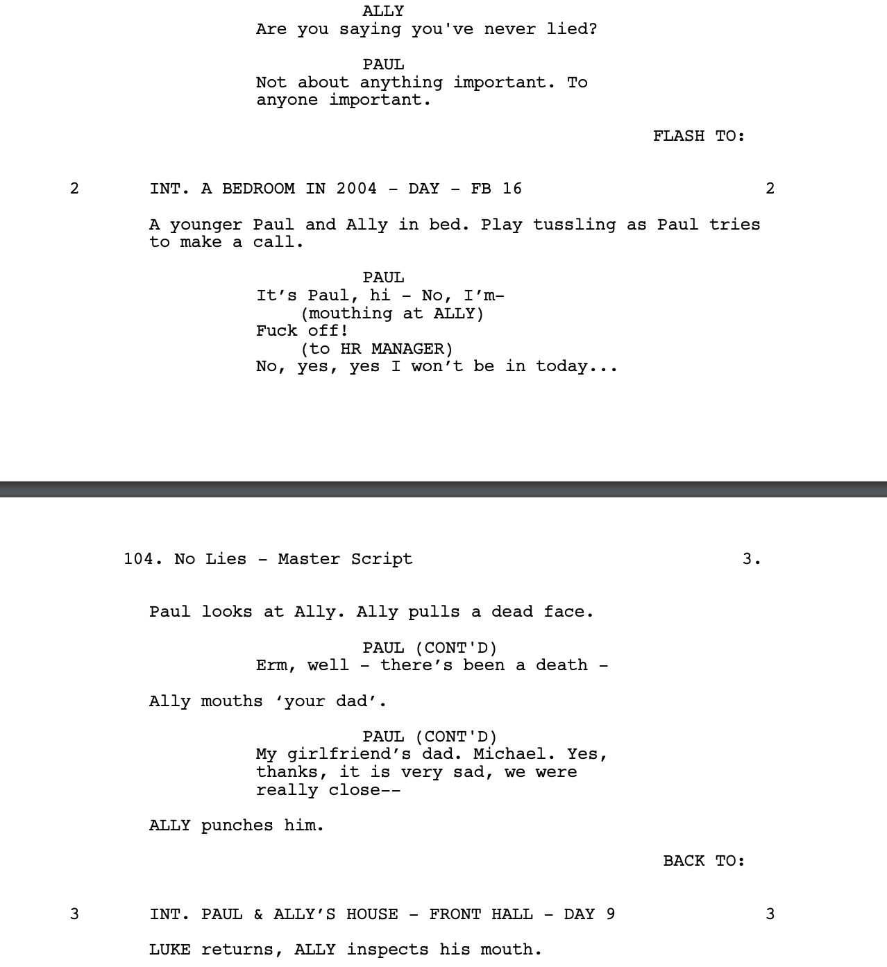 FORMATTING YOUR SPEC SCRIPT WHILE SOCIAL DISTANCING: A PRIMER, PART 17 ...