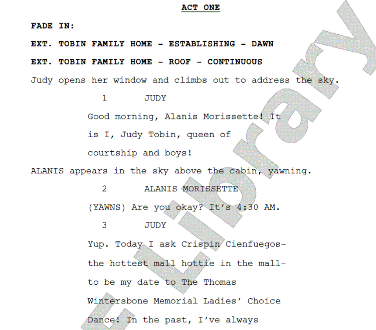 FORMATTING YOUR SPEC SCRIPT: A PRIMER, PART 21 — The Writers Guild ...