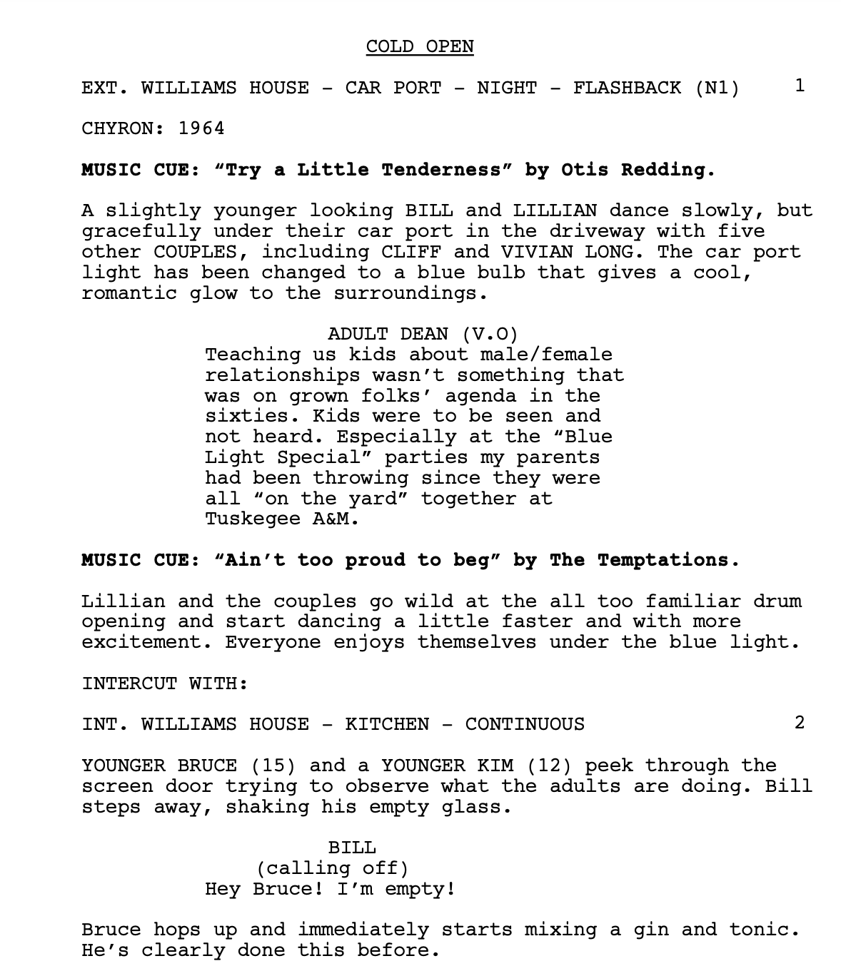FORMATTING YOUR SPEC SCRIPT, A PRIMER - PART 20 — The Writers Guild ...