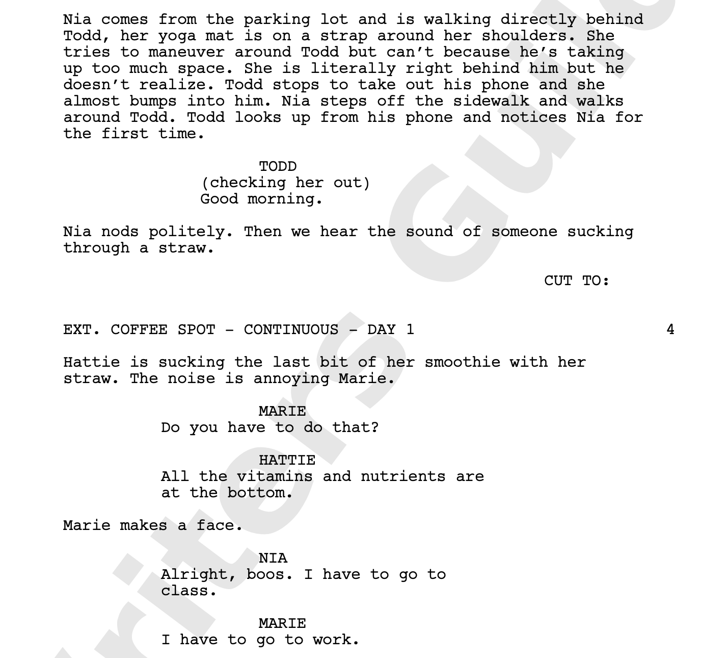 FORMATTING YOUR SPEC SCRIPT WHILE SOCIAL DISTANCING, A PRIMER PART 19 ...