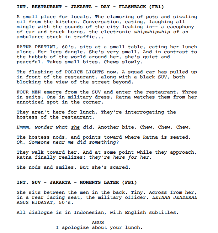 FORMATTING YOUR SPEC SCRIPT, A PRIMER: PART 23 — The Writers Guild ...