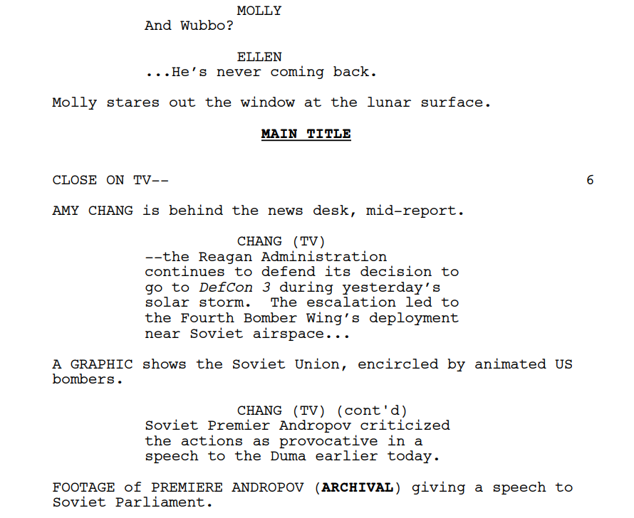 FORMATTING YOUR SPEC SCRIPT: A PRIMER, PART 21 — The Writers Guild Foundation