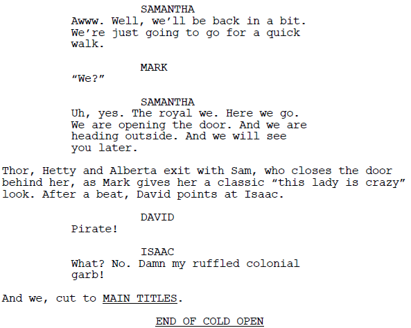 Formatting Your Spec Script A Primer Part 22 — The Writers Guild