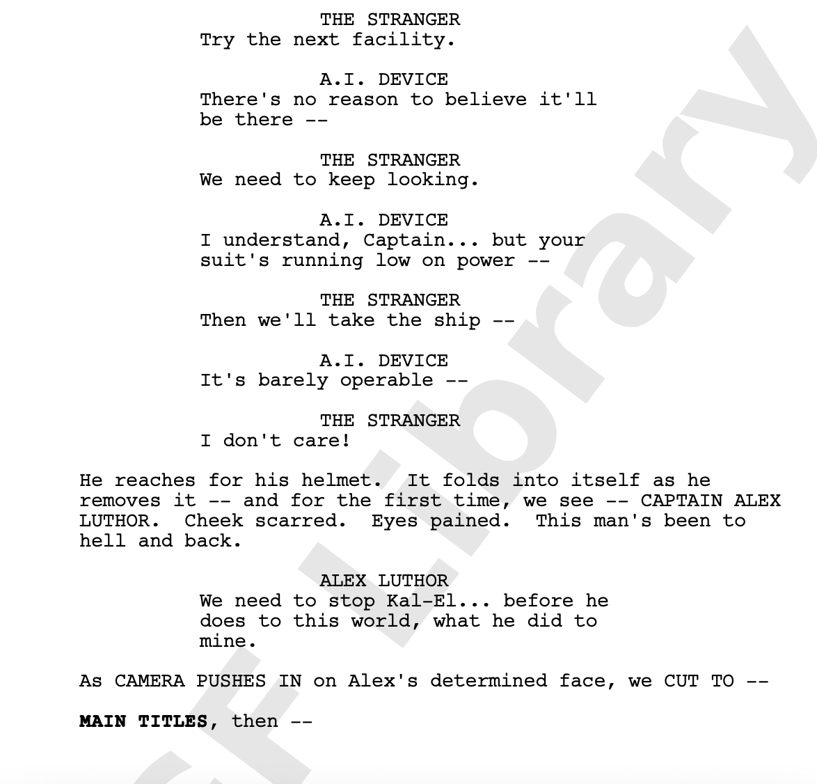 FORMATTING YOUR SPEC SCRIPT, A PRIMER - PART 20 — The Writers Guild ...