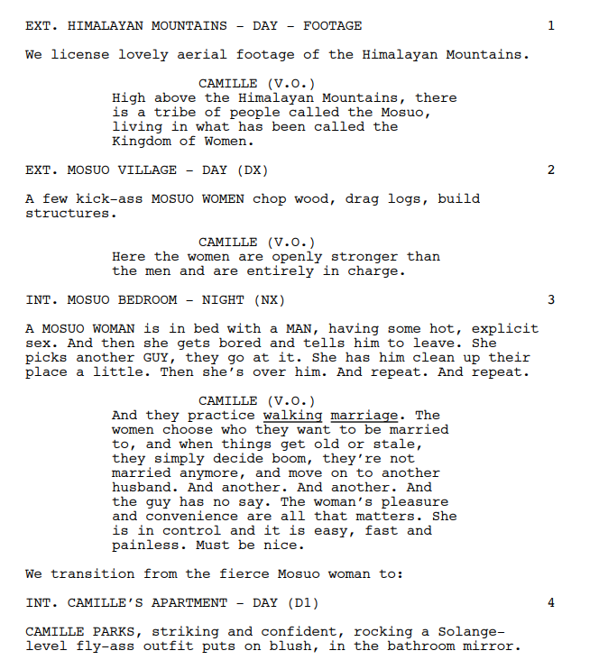 Formatting Your Spec Script A Primer Part 23 — The Writers Guild