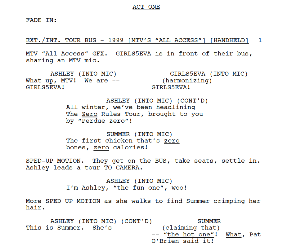 FORMATTING YOUR SPEC SCRIPT: A PRIMER, PART 21 — The Writers Guild ... FORMATTING YOUR SPEC SCRIPT: A PRIMER, PART 21 — The Writers Guild ...