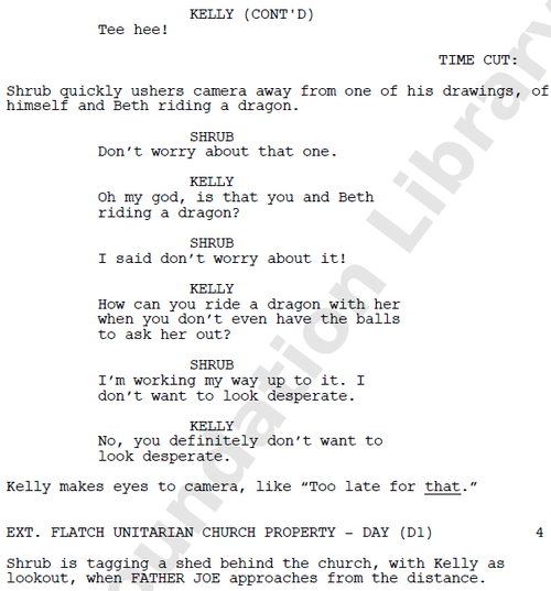 Formatting Your Spec Script A Primer Part 22 — The Writers Guild