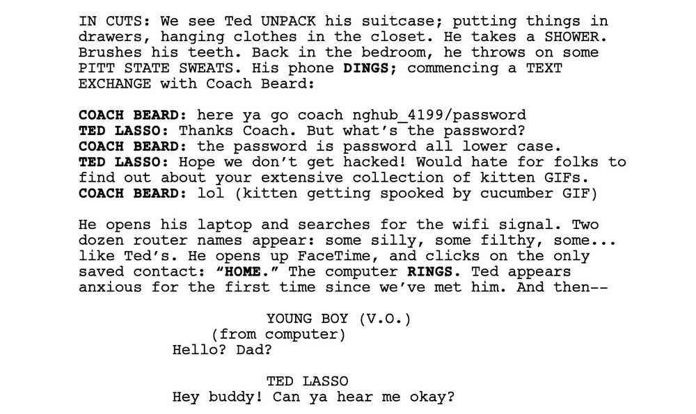 FORMATTING YOUR SPEC SCRIPT WHILE SOCIAL DISTANCING, A PRIMER PART 19 ...