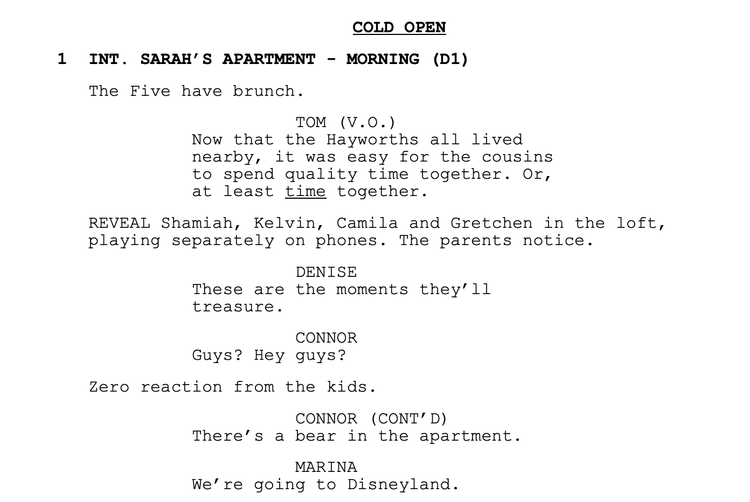 FORMATTING YOUR SPEC SCRIPT WHILE SOCIAL DISTANCING, A PRIMER PART 19 ...