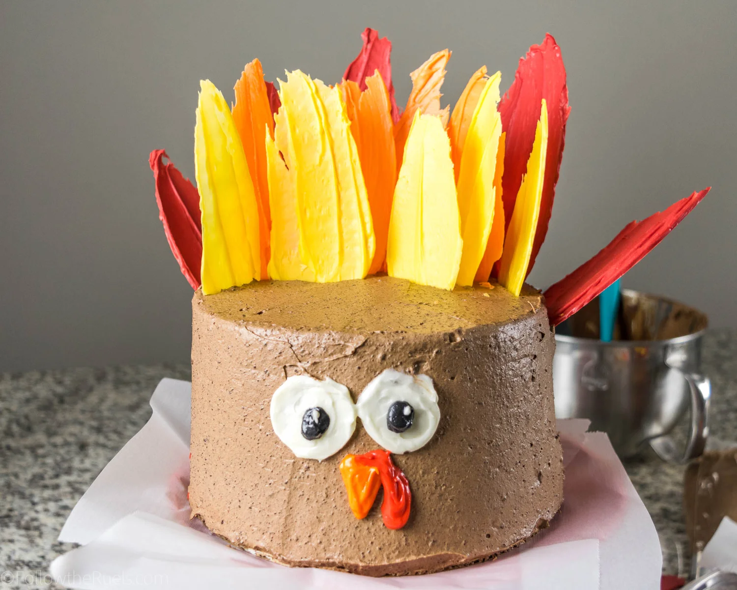 Thanksgiving Turkey Cake — Honey Blonde