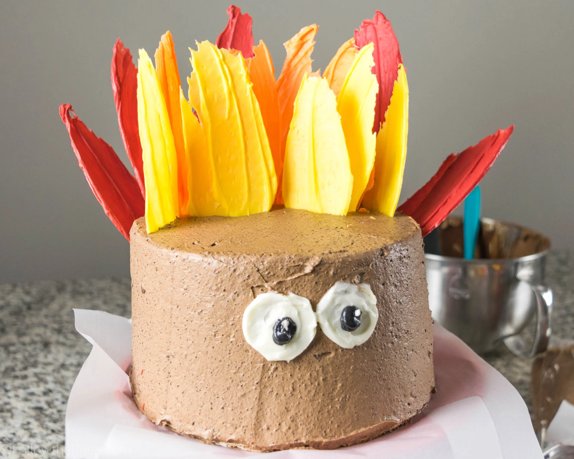 Thanksgiving Turkey Cake — Honey Blonde