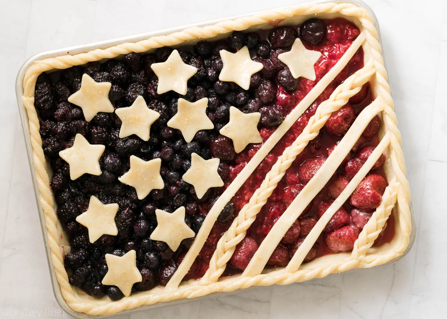Berry Patriotic Pie (2 Ways!) — Honey Blonde