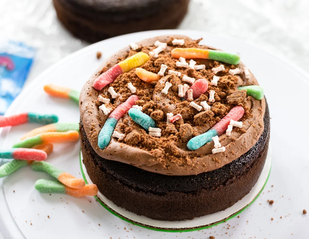 Worms in Dirt Graveyard Cake — Honey Blonde