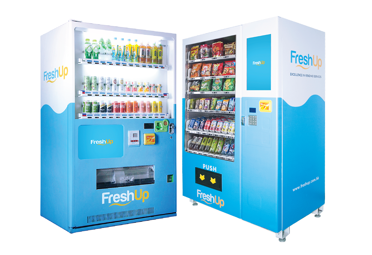香港領先的自動售賣機營運商 | FreshUp | 一站式自動售賣機服務方案