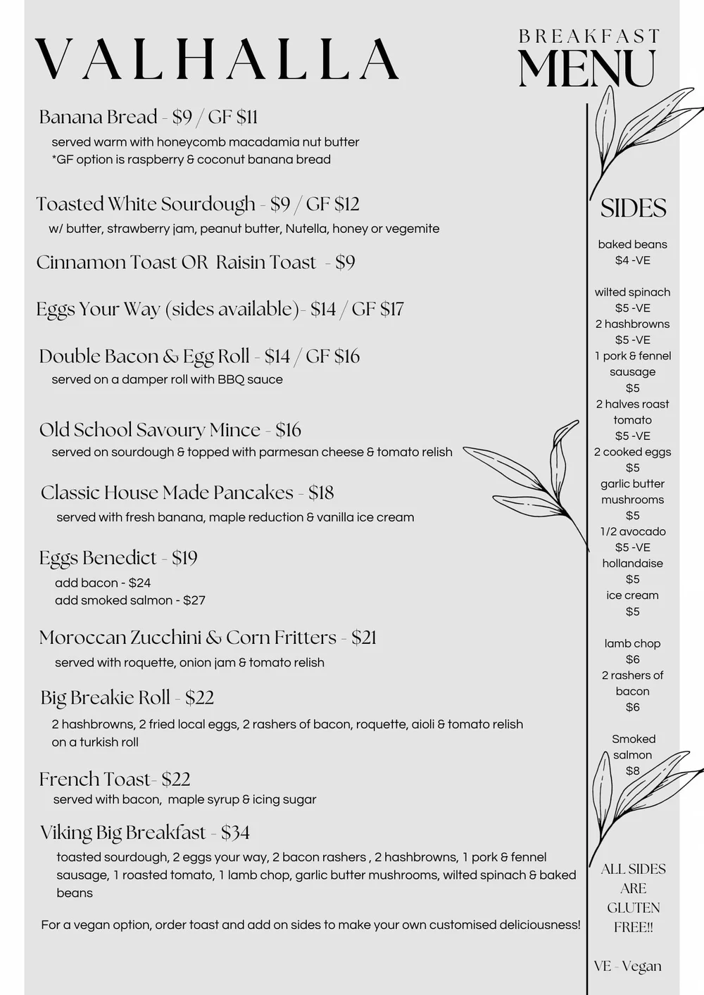 Valhalla Restaurant Bar