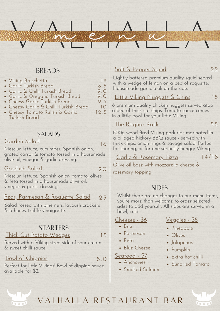 Valhalla Restaurant Bar