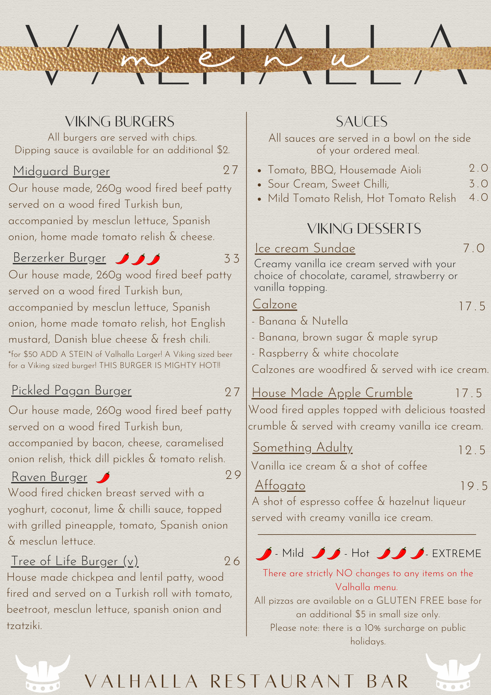 Valhalla Restaurant Bar