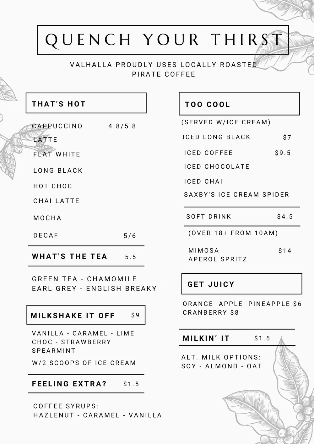 Valhalla Restaurant Bar