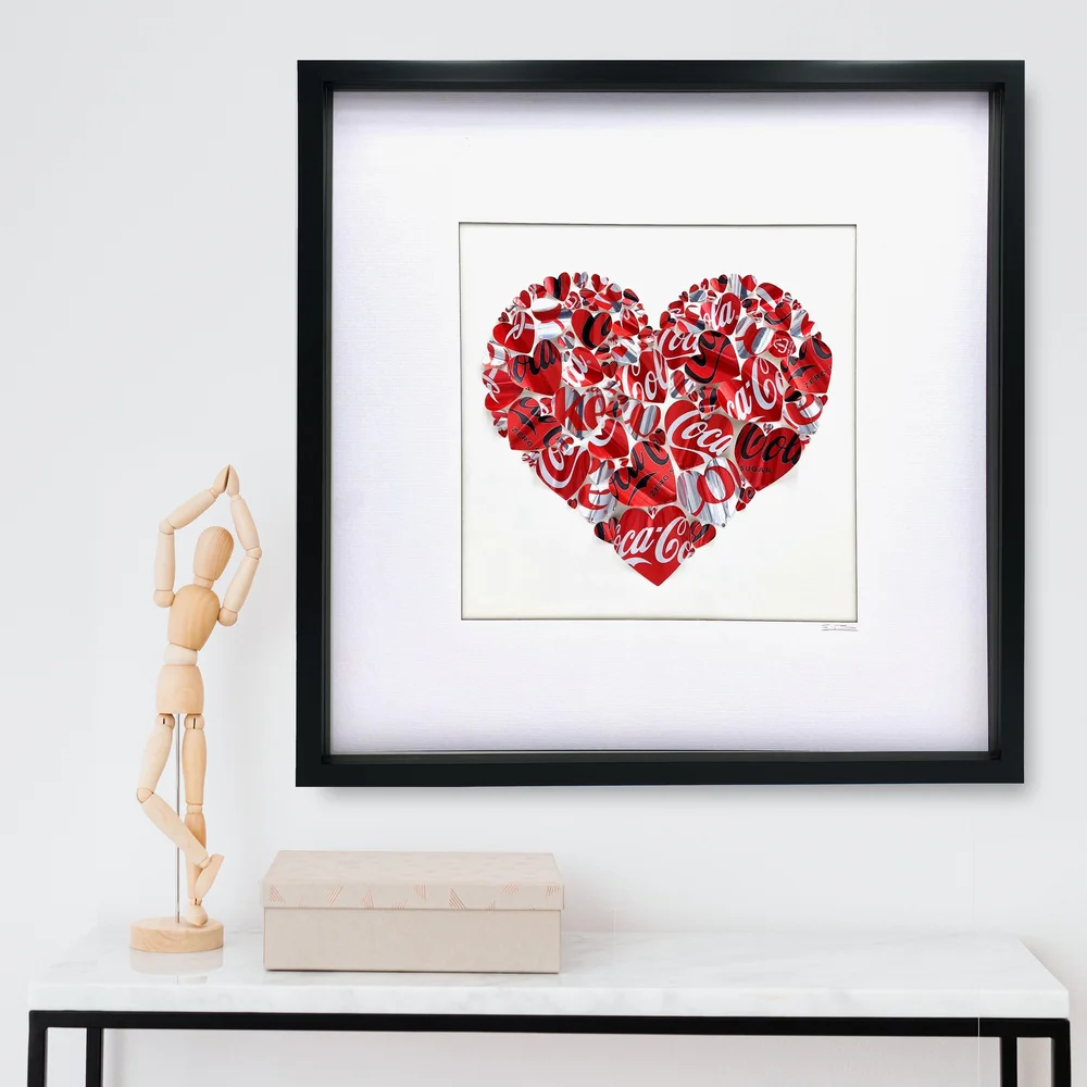 Coca-Cola Heart of Hearts - Large — Sarah Turner Eco Art & Design