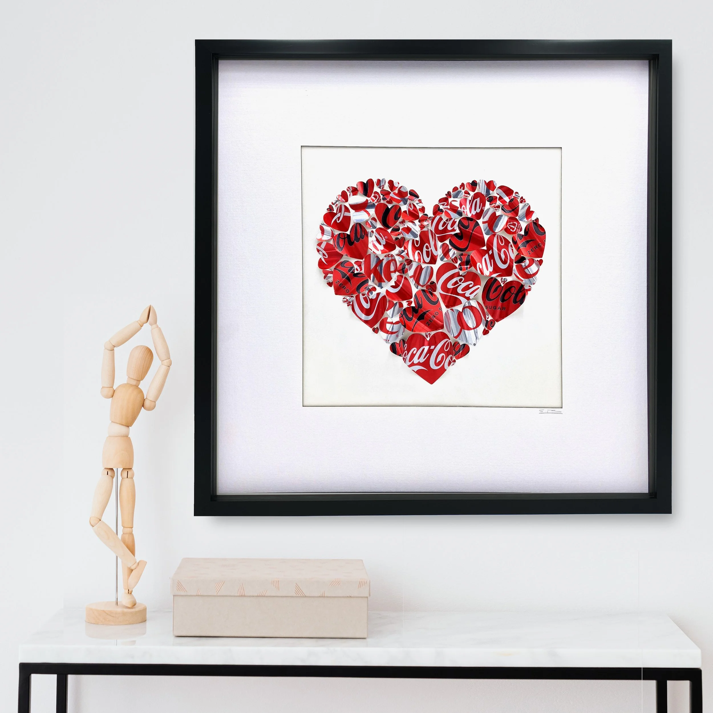 Coca-Cola Heart of Hearts - Large — Sarah Turner Eco Art & Design