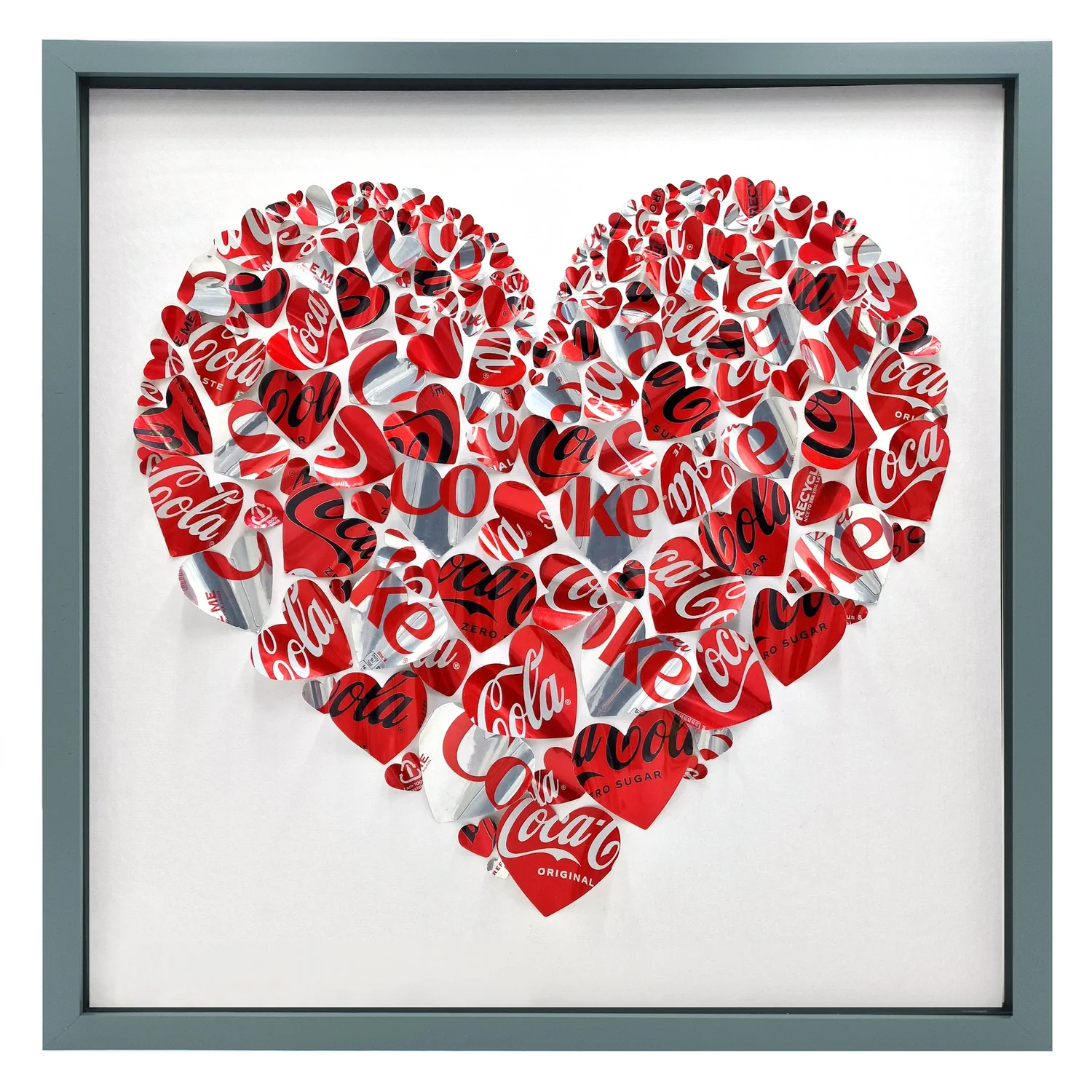 Coca-Cola Heart of Hearts - XL — Sarah Turner Eco Art & Design
