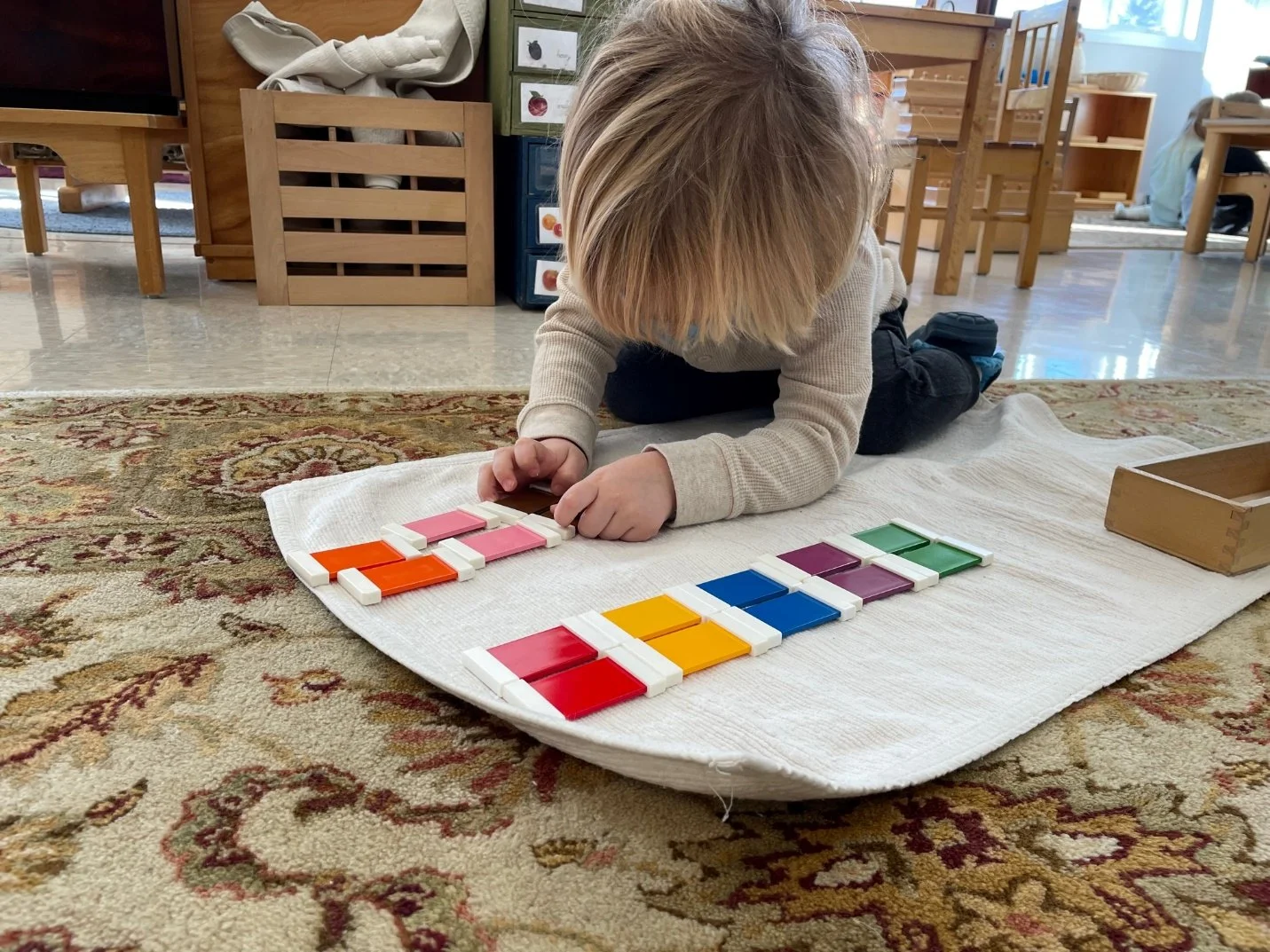 Materials Spotlight: The Color Tablets — White Bear Montessori School
