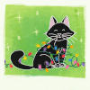 Cat Christmas Lights — Gina Barton