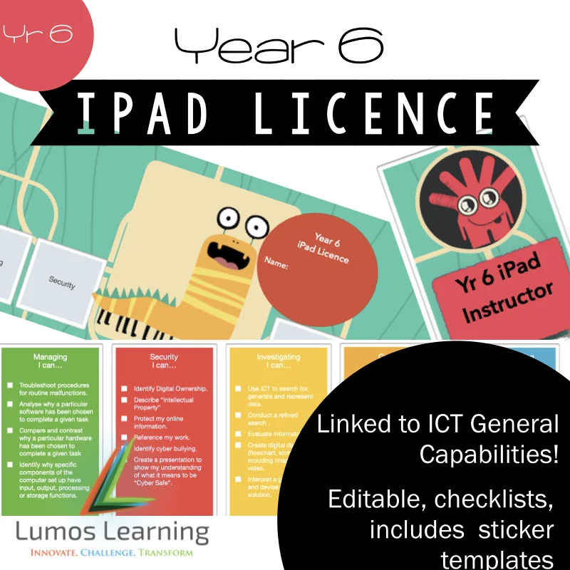 Yr 6 iPad licence — Lumos Learning