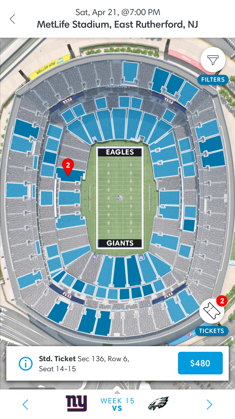 NFL Virtual Venue Ticket Purchasing Experience — John Le, UI/UX ...