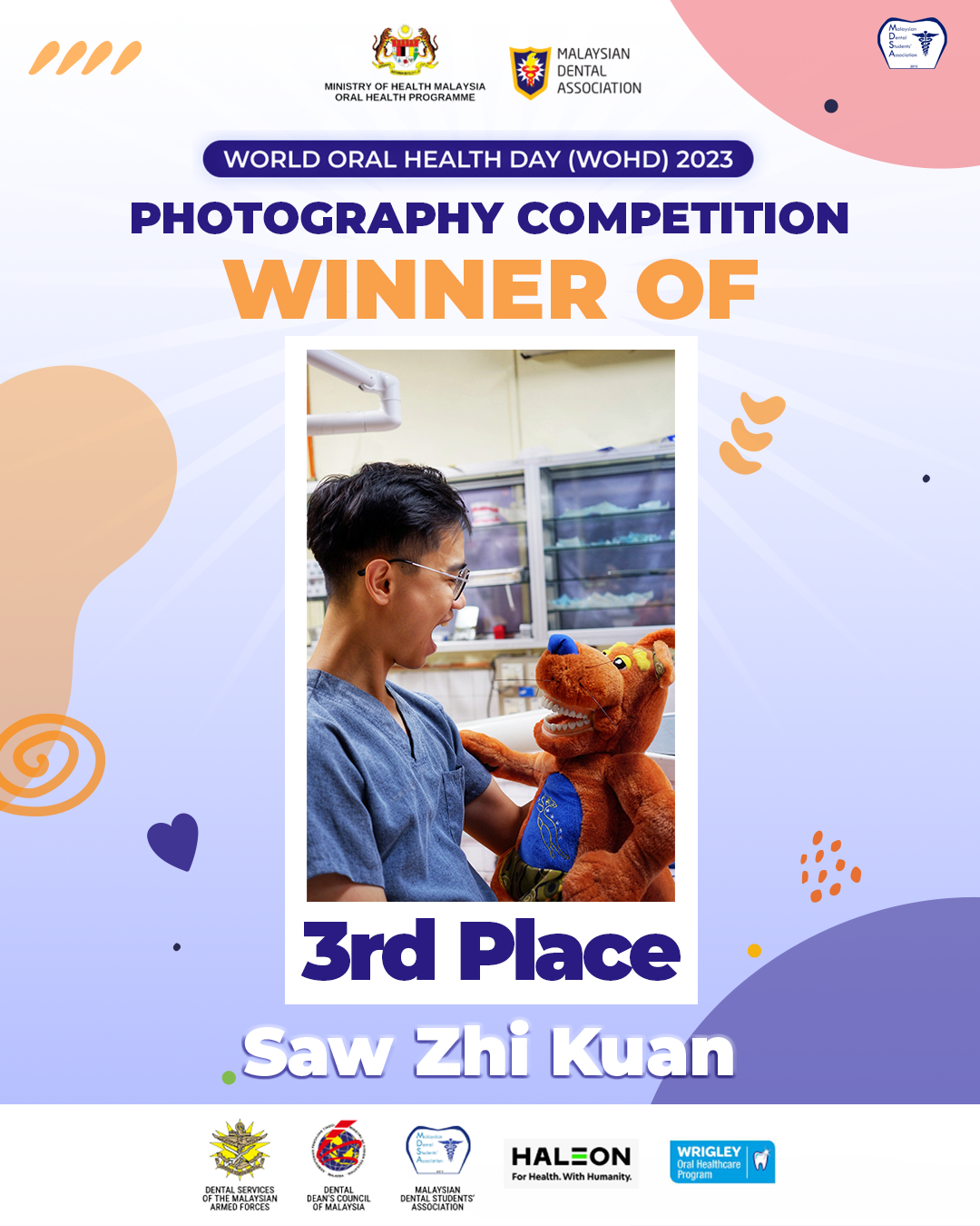 [WOHD Photography Competition Winners' Announcement] — MDSA