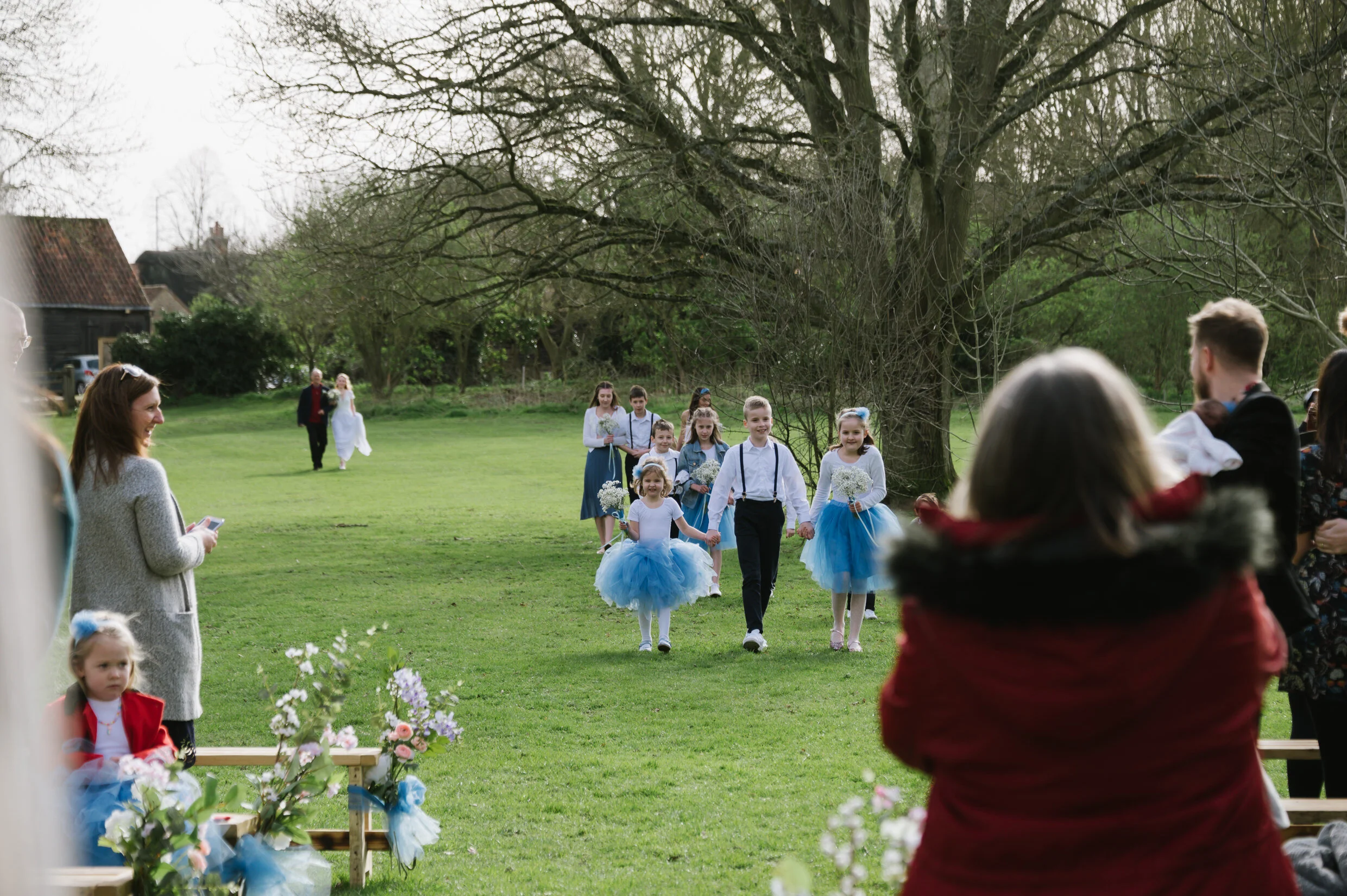 Outdoor wedding for social distancing