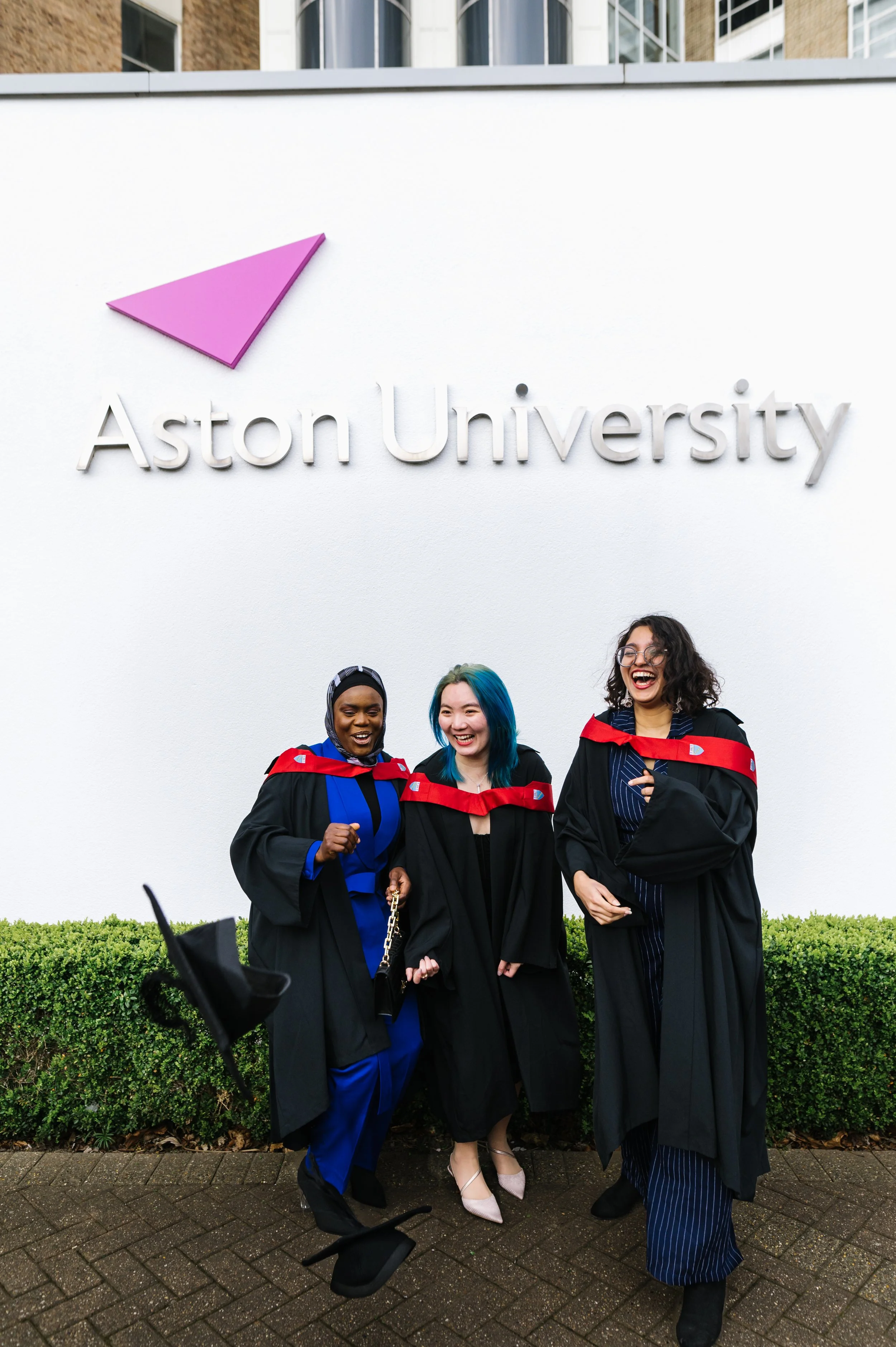 Graduation photos at Aston University Birmingham
