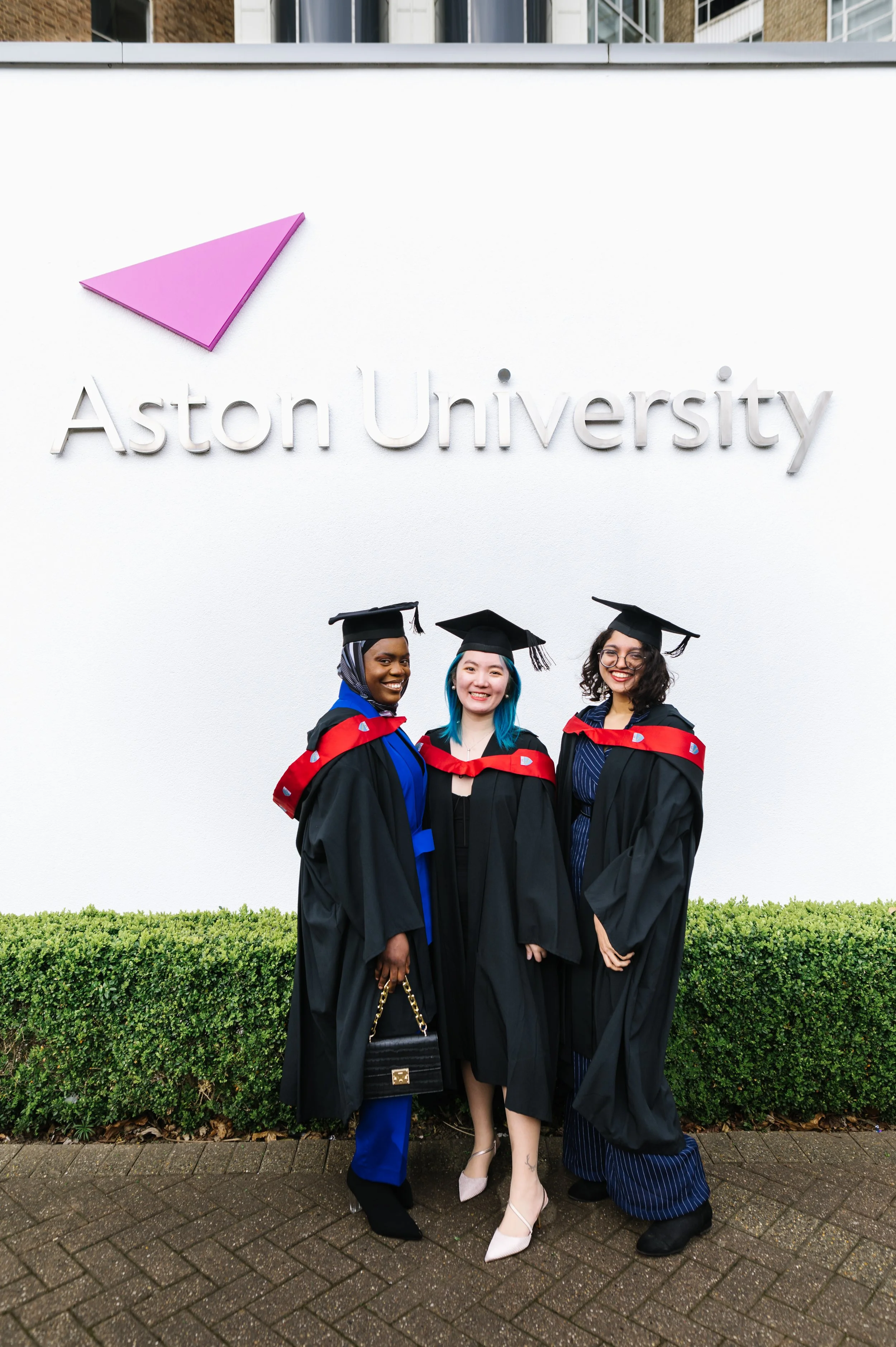 Graduation photos at Aston University Birmingham