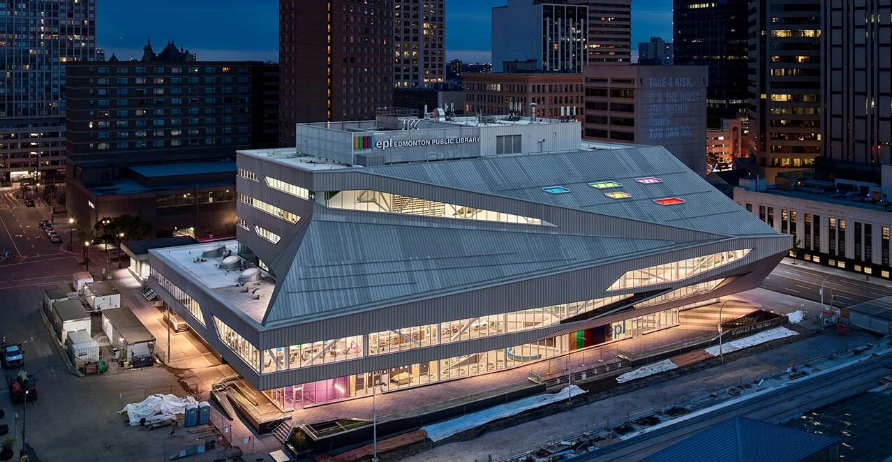 Alpolic Revamps Stanley A. Milner Library in Edmonton — Exterior ...