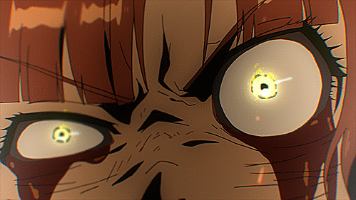 Anime Evil Stare Gif