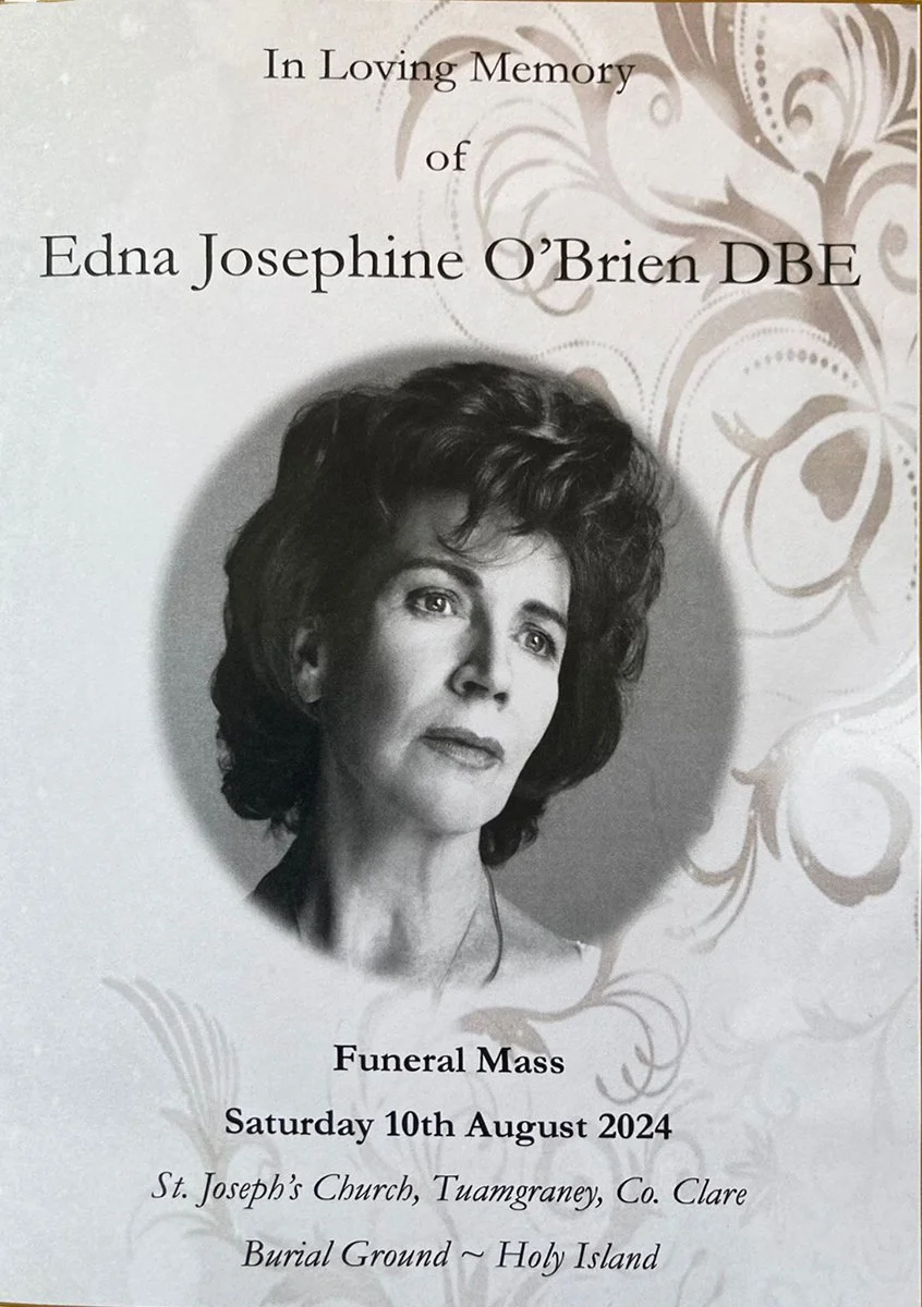 Funeral mass for Dame Edna O’Brien — Anne Marie Kennedy