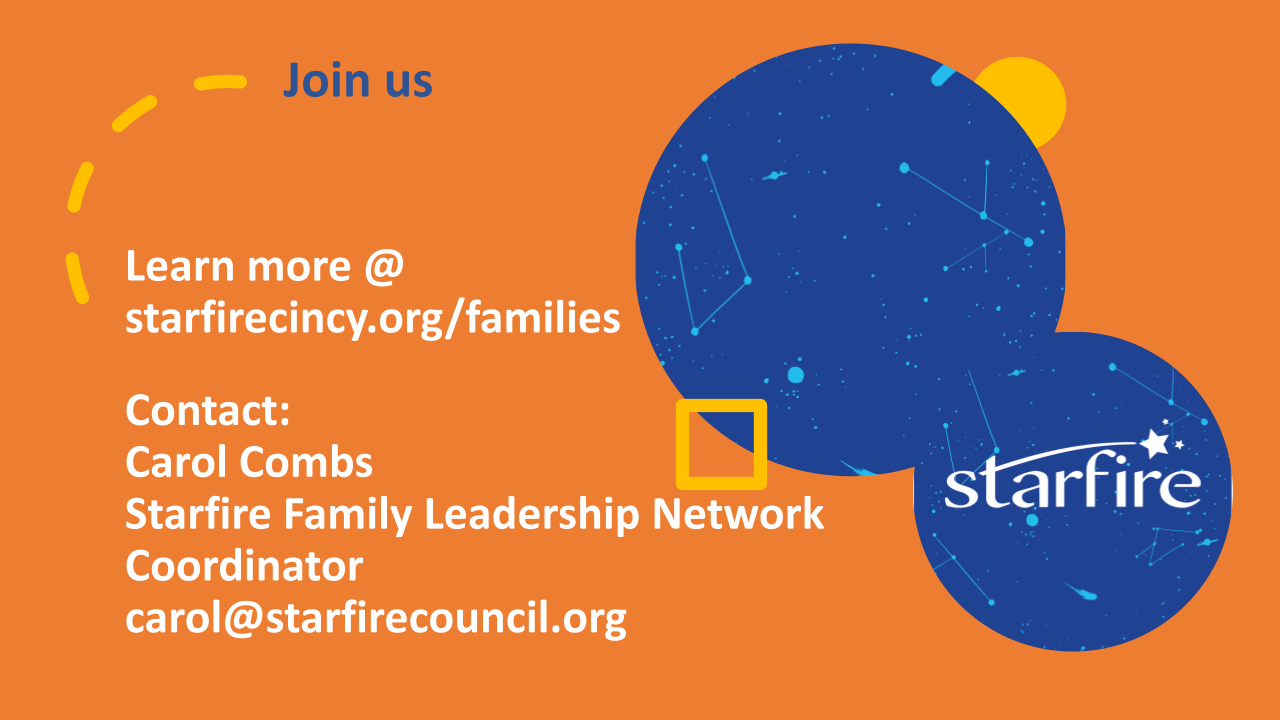 Sharing The What | with Starfire Family Mentors — Starfire