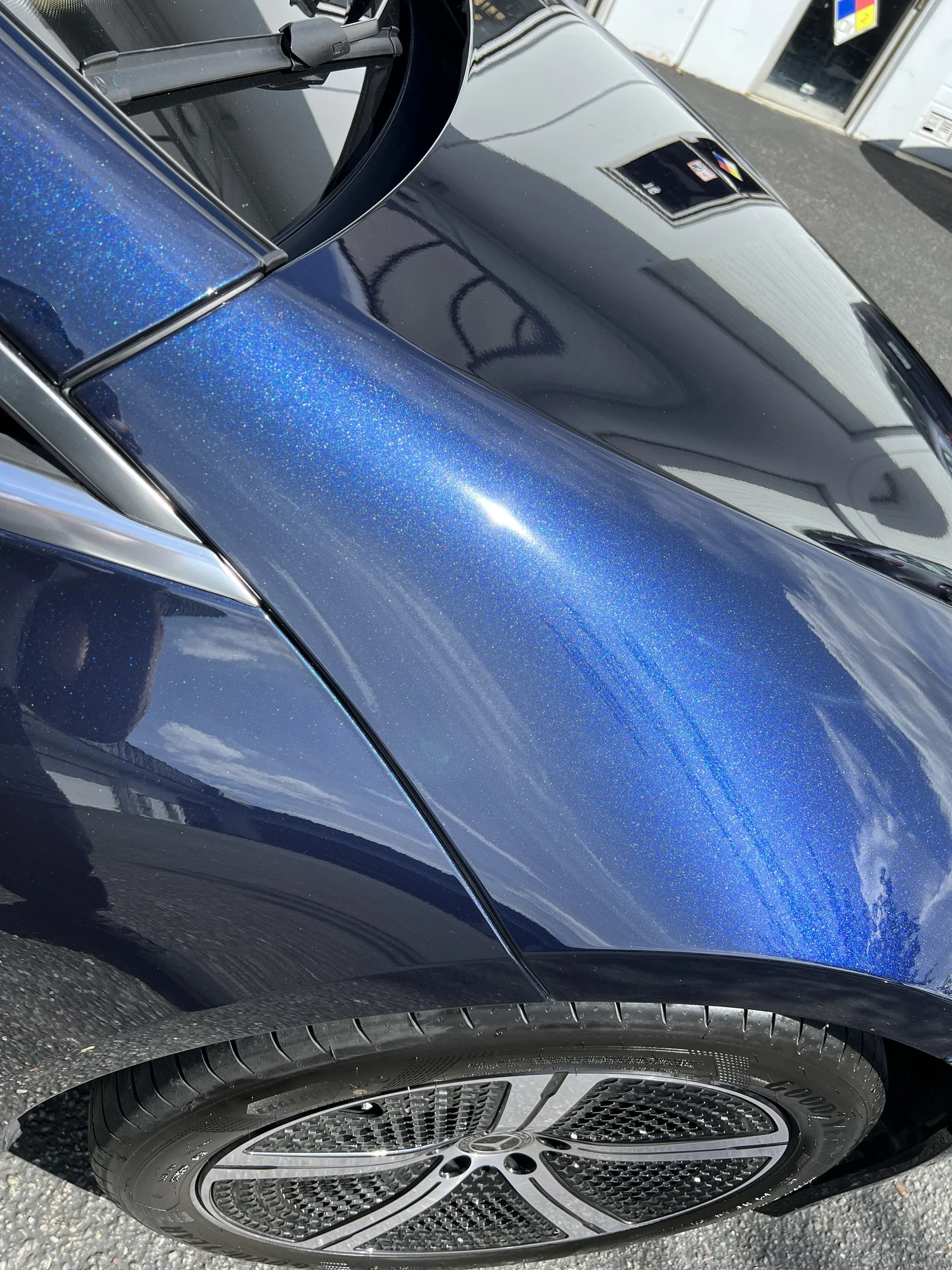 2022 Mercedes Benz EQS450+ (Nautical Blue metallic) — DETAILERSHIP™