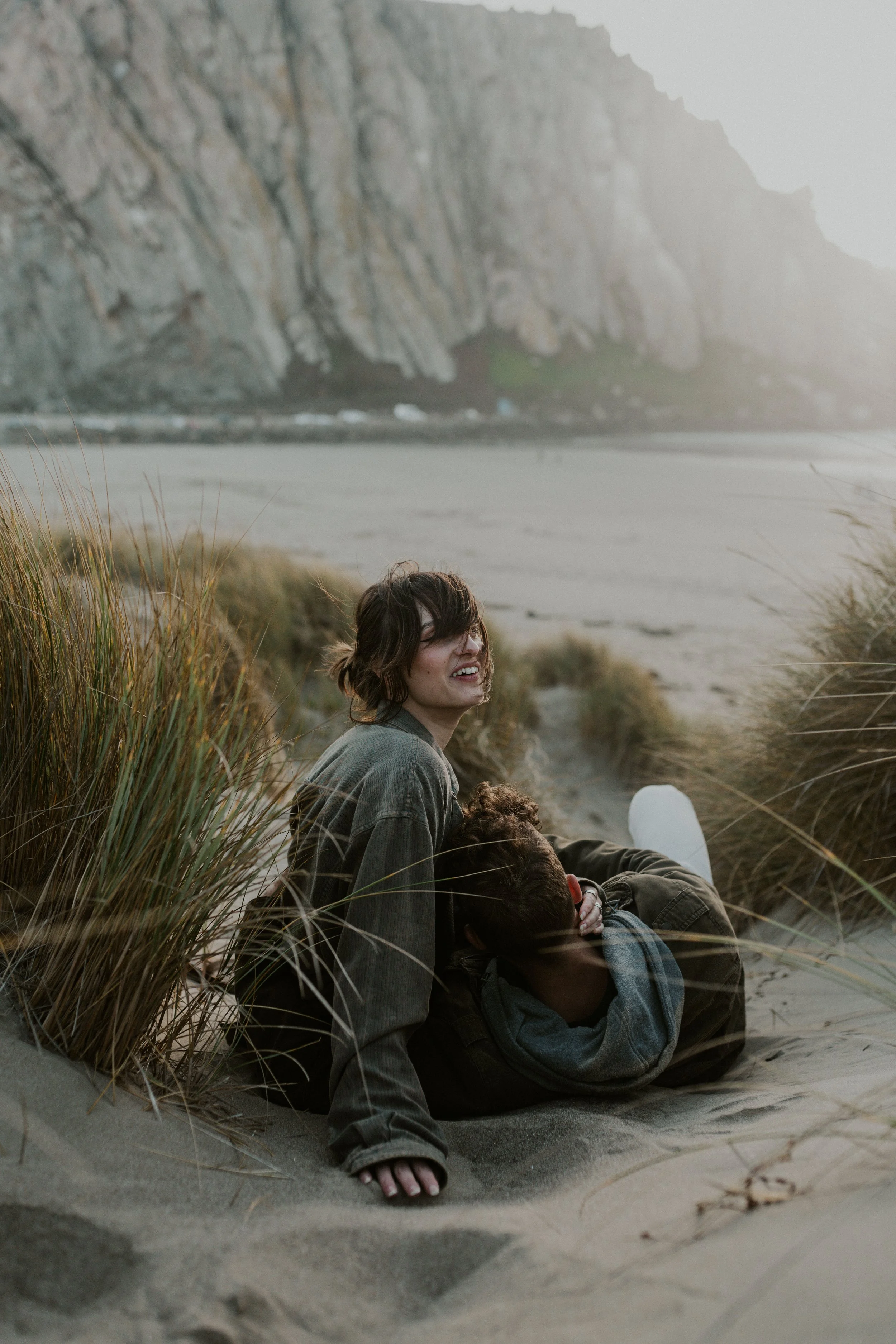 California Beach Engagement Session | Roman + Amanda — Michaela Maureen
