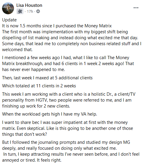 The Money Matrix — Taylor Eaton