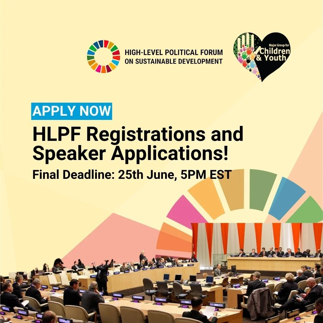 HLPF 2024 Registrations & Speaker Nominations — Major Group for Children and Youth