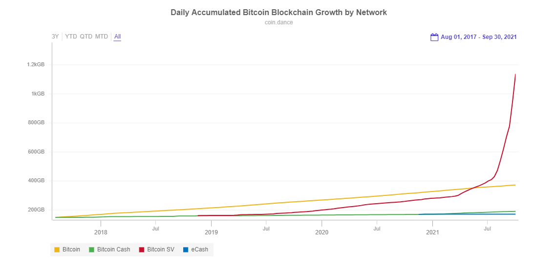 Bitcoin SV’s Exponential Blockchain Growth — Unbounded Capital