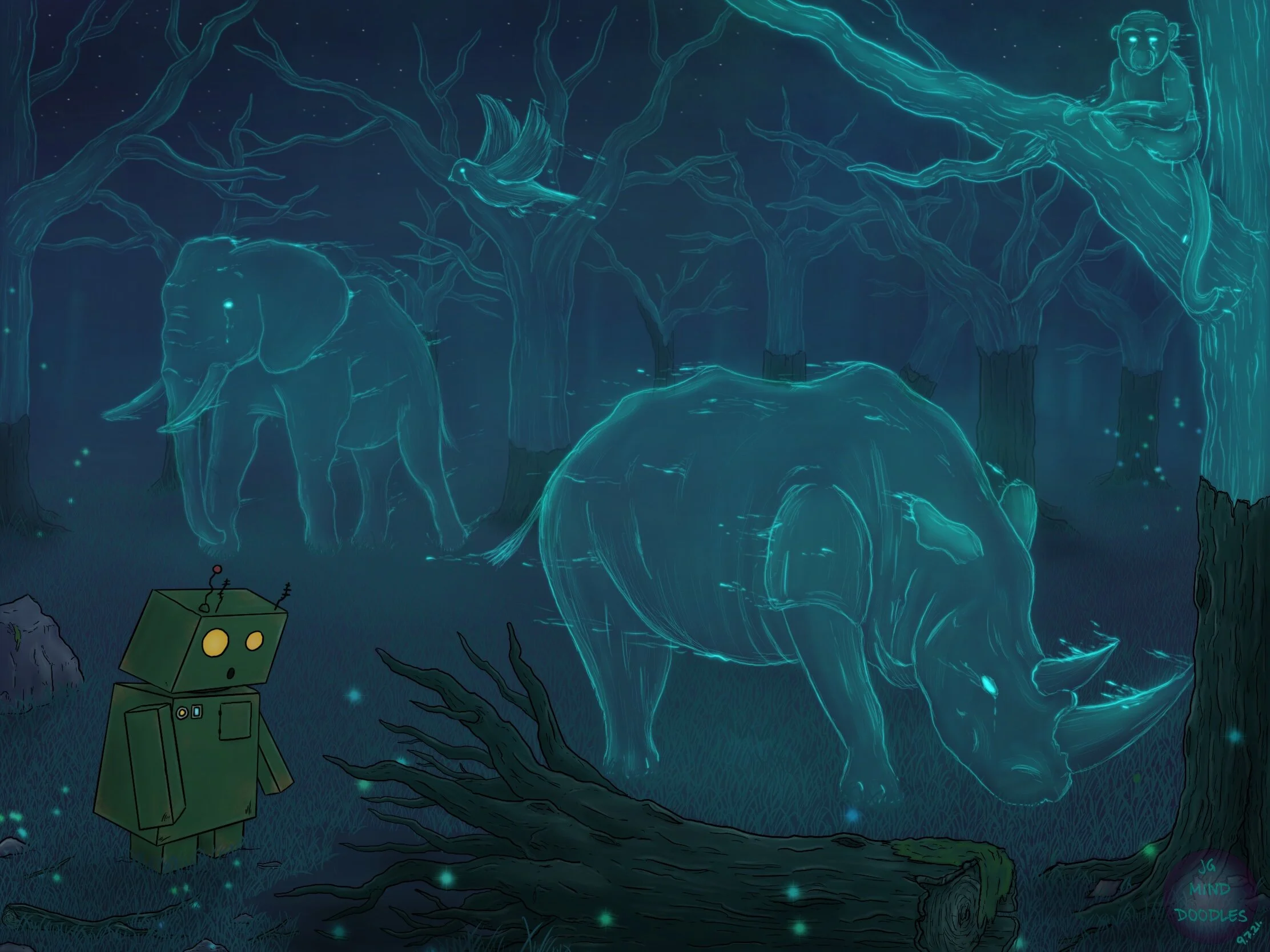 Jot the Robot — JG Mind Doodles