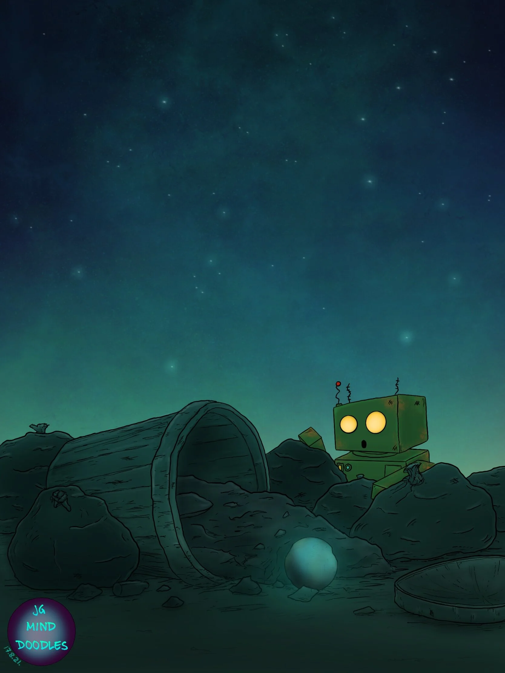 Jot the Robot — JG Mind Doodles