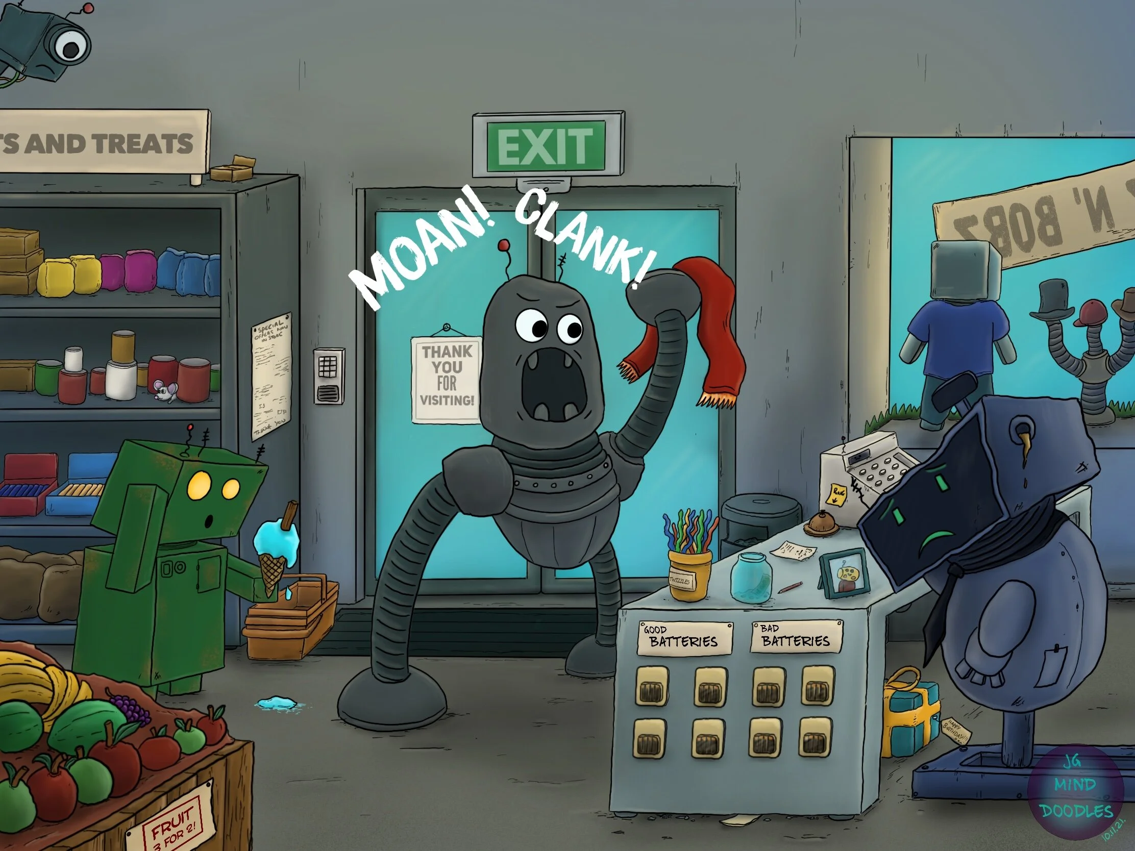 Jot the Robot — JG Mind Doodles