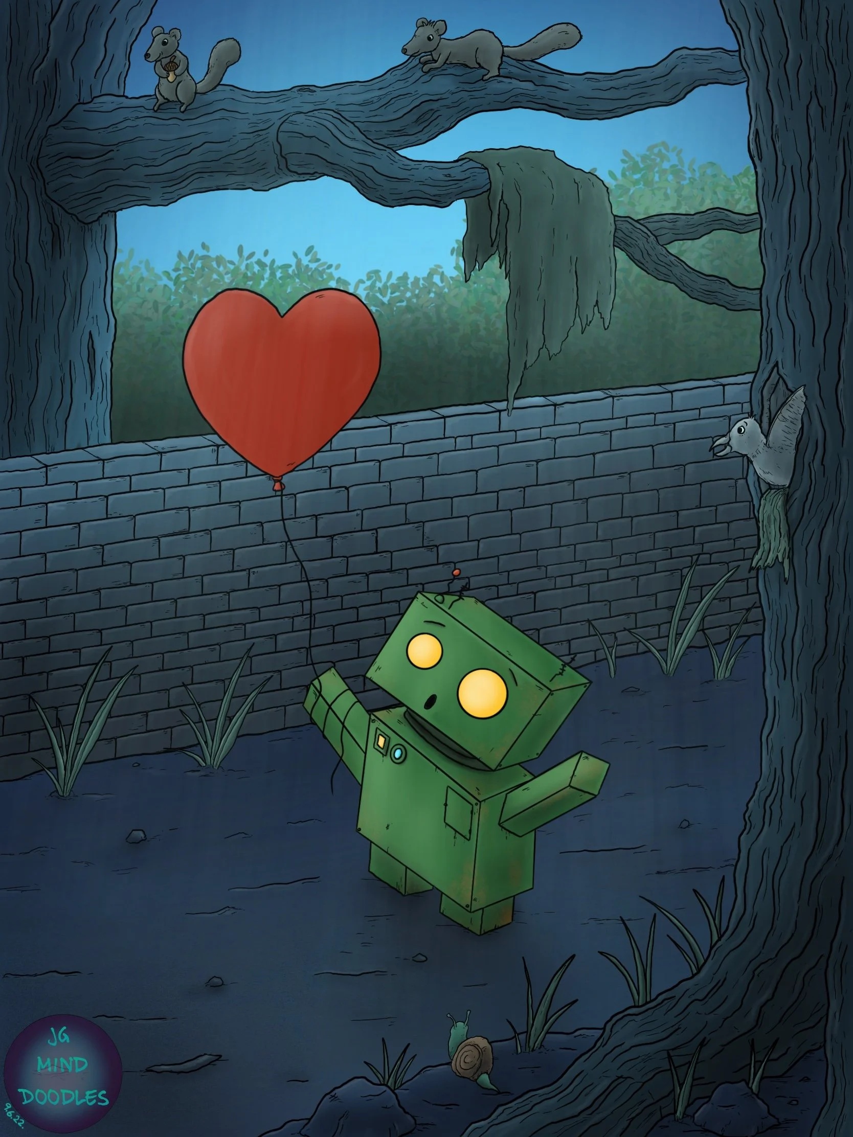 Jot the Robot — JG Mind Doodles