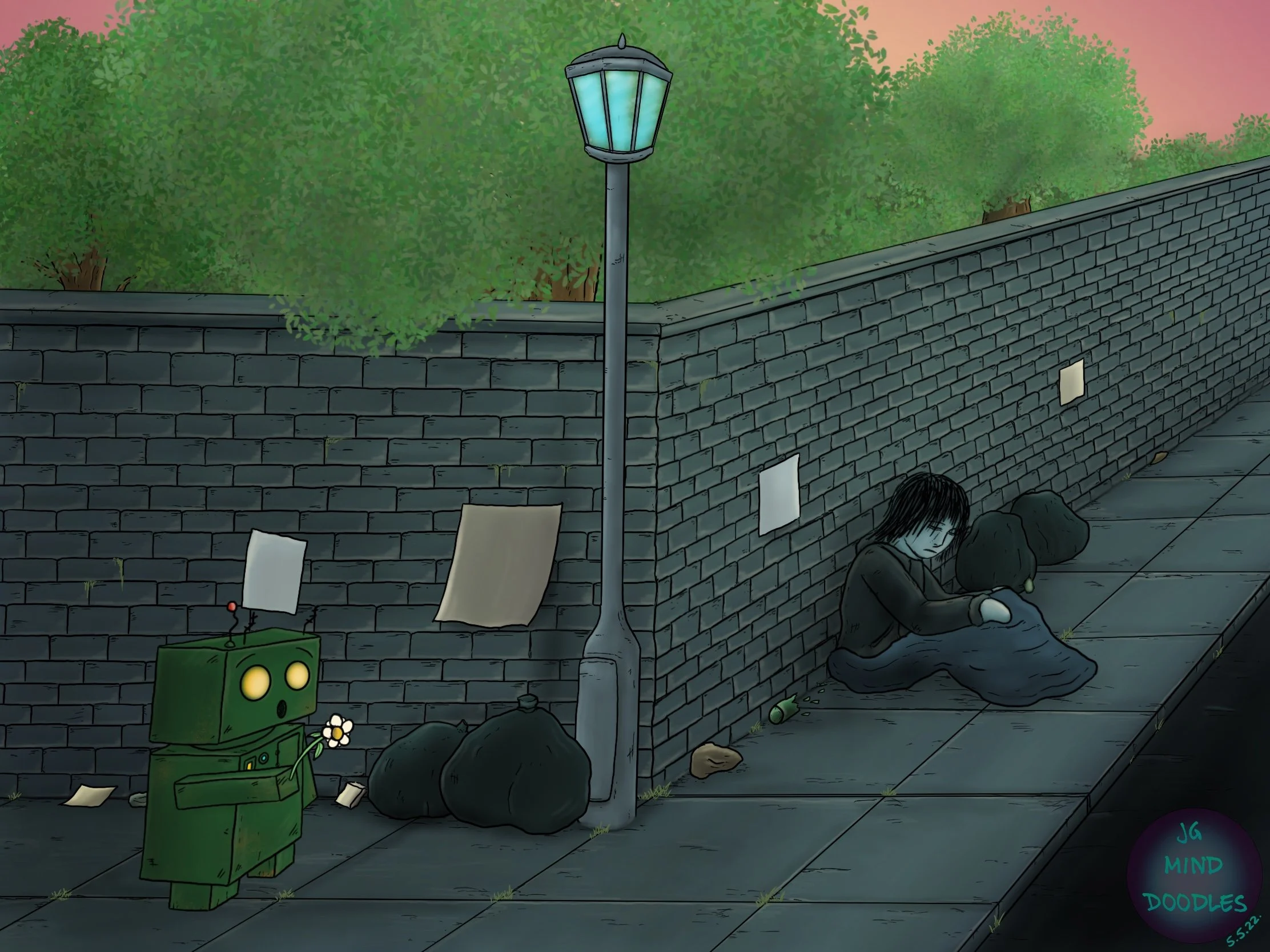 Jot the Robot — JG Mind Doodles